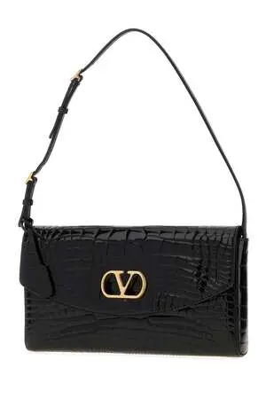 Valentino Garavani Leather Devain Shoulder Bag