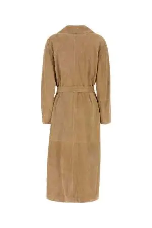 Fendi Camel Suede Coat