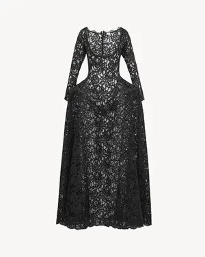 Saint Laurent Couture Gown In Lace