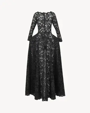 Saint Laurent Couture Gown In Lace