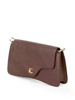 COCCINELLE Mini C-me Logo-plaque Grained Leather Shoulder Bag