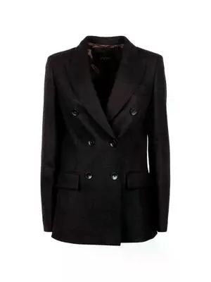 Seventy Double-breasted Jacket - Brown