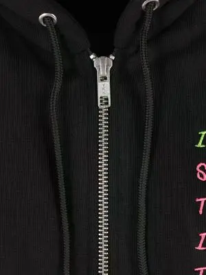 CHOPOVA LOWENA Feelings Panic Graphic-print Zip-up Hoodie