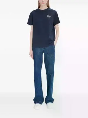 A.p.c. Rue Madame Embroidered T-shirt
