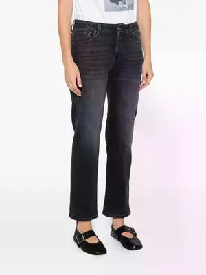 Liu Jo Washed Logo-plaque Jeans