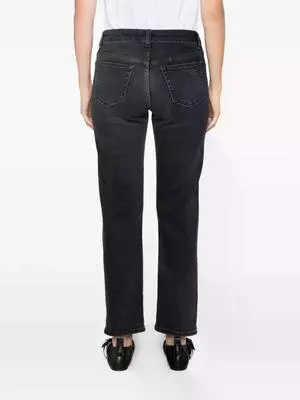 Liu Jo Washed Logo-plaque Jeans