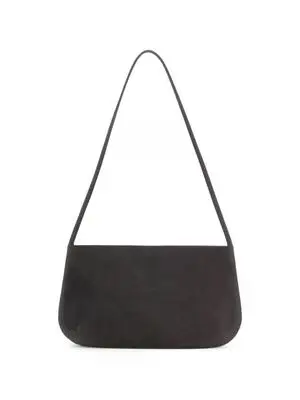 FANE Bra Leather Shoulder Bag - Black