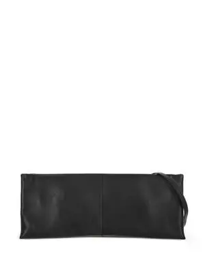 Carven Louise Leather Clutch Bag - Black