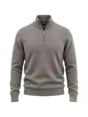 DRUMOHR Quarter-zip Sweater - Grey