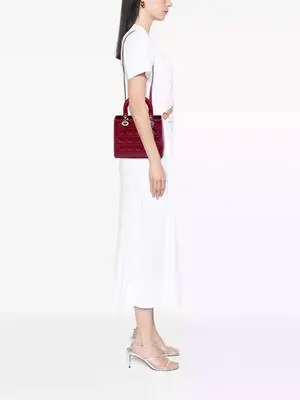 Dior 2012 Medium Patent Cannage Lady Satchel