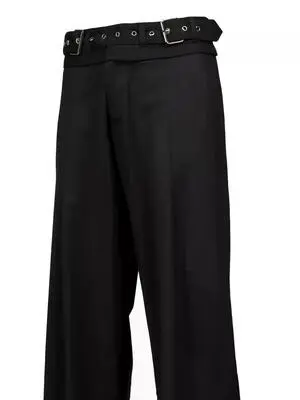 AV VATTEV Double-belt Pleated Trousers