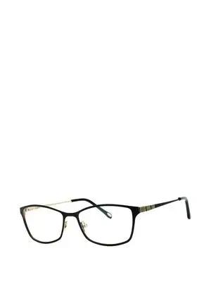 EMOZIONI Rectangle-frame Glasses - Black