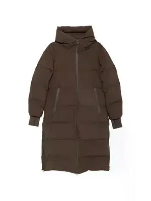 Marc O'polo Quilted Hooded Coat - Brown