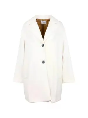 VICARIO CINQUE Textured Single-breasted Coat