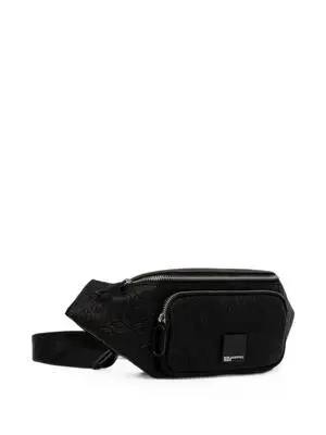 Karl Lagerfeld Logo-embossed Belt Bag - Black