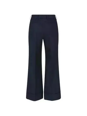 Incotex Pressed-crease Turn-up Cuff Trousers