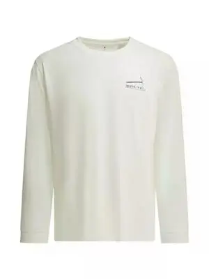 MONTBELL Graphic-print Long-sleeve T-shirt - Neutrals