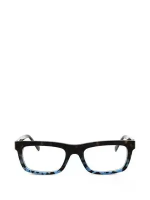 Guess Tortoiseshell-effect Rectangle-frame Glasses - Blue