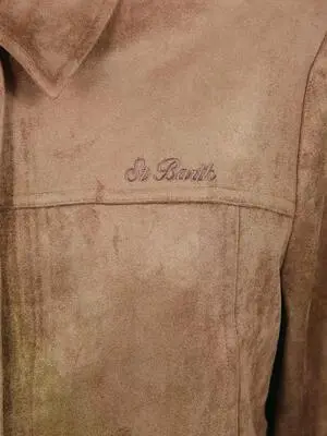MC2 SAINT BARTH Logo-embroidered Button-up Jacket