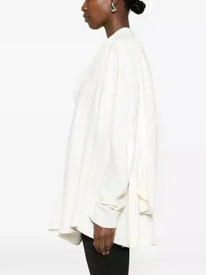 TOTEME Draped Long-sleeve Blouse