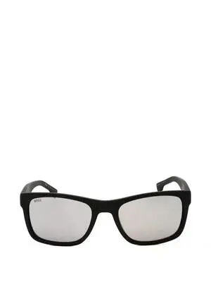 BOSS Rectangle-frame Sunglasses - Black