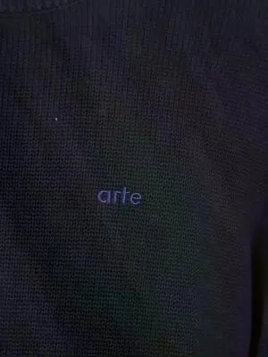 ARTE ANTWERP Logo-embroidered Knitted Sweater