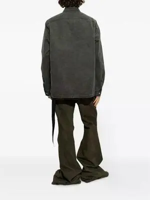 Rick Owens Button-up Denim Shirt - Grey