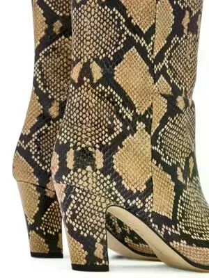 AeydĒ Silva Snake-effect Knee-high Boots