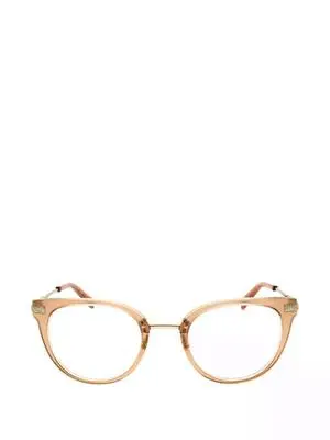 Jones New York Glitter-detail Round-frame Glasses - Neutrals