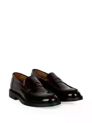 FRANCO FEDELE Polished Leather Loafers