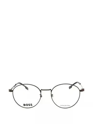 BOSS Round-frame Glasses - Silver