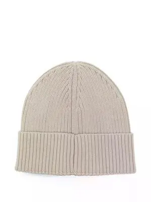 Marc O'polo Cable-knit Ribbed-trim Beanie Hat - Neutrals