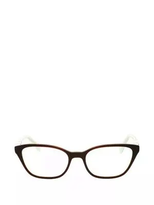 Kate Spade New York Emmalee Rectangle-frame Glasses - Brown