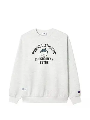 CHOCOOLATE X Russell Athletic Graphic-print Sweater - Grey