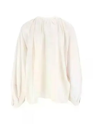 ELEH Tie-neck Gathered Blouse