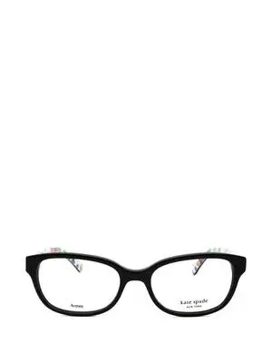 Kate Spade New York Violette Oval-frame Glasses - Black