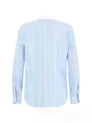 SLOWEAR Striped Peter Pan Collar Shirt