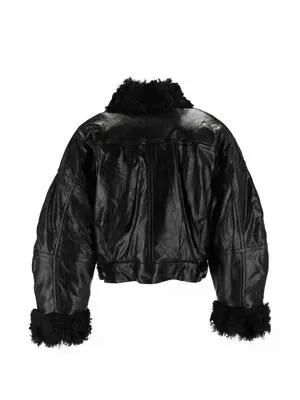 ELEH Shearling-trim Oversized Jacket