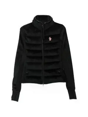 Moncler Quilted Fleece Jacket - Black