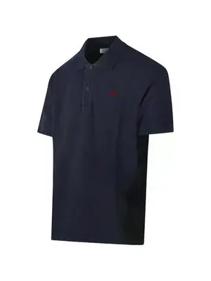 Maison Kitsuné Red Profile Fox Patch Polo Shirt