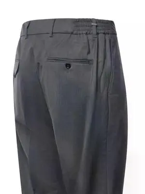 BE ABLE Elasticated-waistband Pleated Trousers