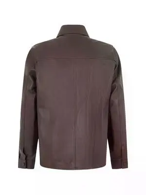 SLOWEAR Montedoro Chest-pocket Leather Jacket