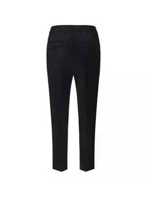 BE ABLE Pressed-crease Tailored Trousers - Black