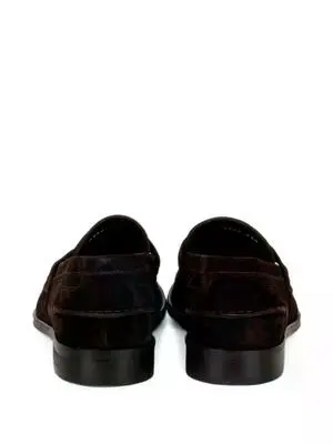 FRANCO FEDELE Suede Penny Loafers