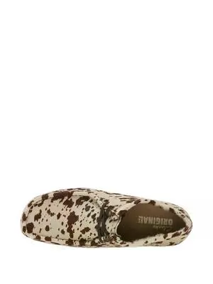 Clarks Wallabee Cow-print Boots
