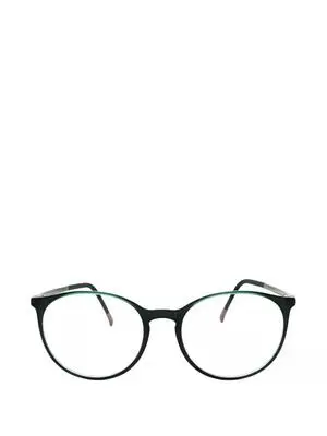 SILHOUETTE Spx Illusion Fullrim Round-frame Glasses - Black