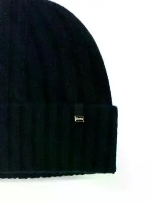 Herno Ribbed-knit Beanie Hat