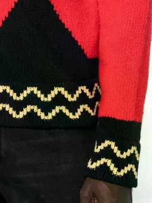 Marni Jacquard-print Relaxed-fit Sweater