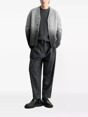Maison Kitsuné Ombré-effect V-neck Cardigan