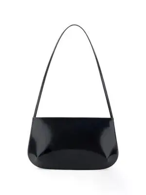 FANE Bra Leather Shoulder Bag - Black